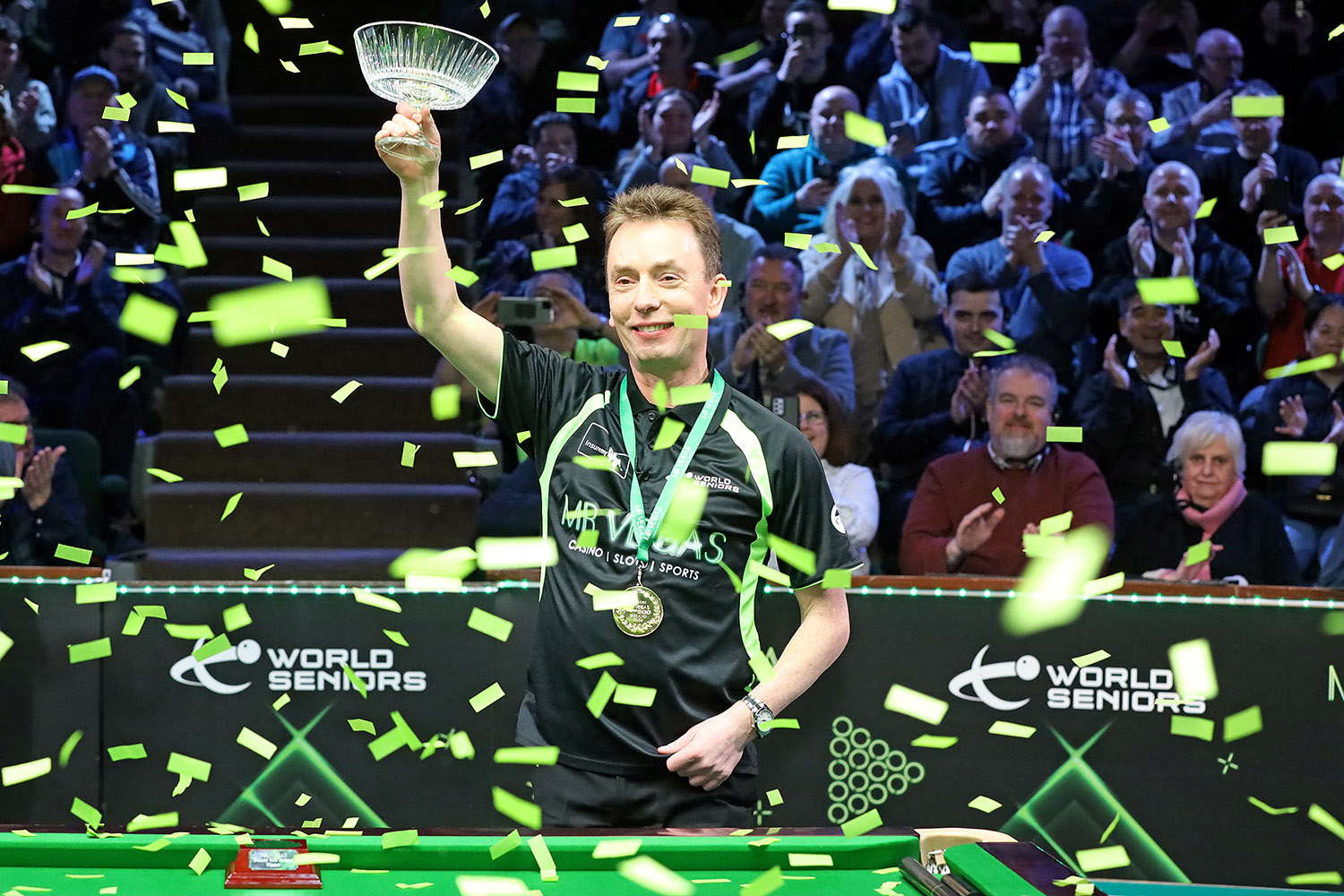 Glory at Goffs for Ken Doherty - WSS | World Seniors Snooker